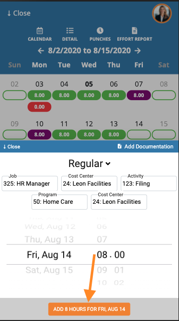e3 Mobile App: Timesheets for Employees and Managers