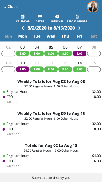 Support Article: e3 Mobile App: Timesheets for Employees and Managers