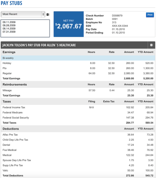 View Your Pay Stubs Online